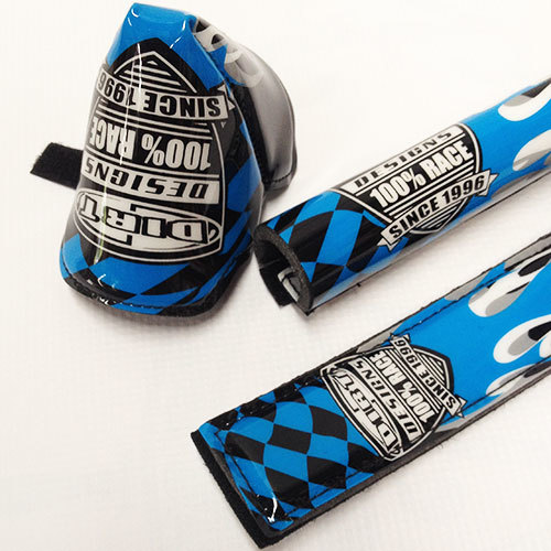 Dirt Design Monocoque Pad Set (Blue)