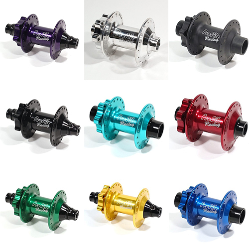 Profile MTB Elite Front Hub 32H Disc (Matt Black) - Profile Racing
