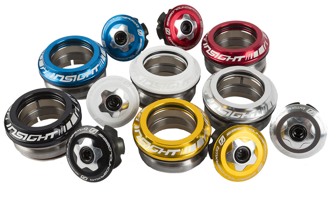 INSIGHT Integrated 1.0" Headset (Black) - INSIGHT BMX