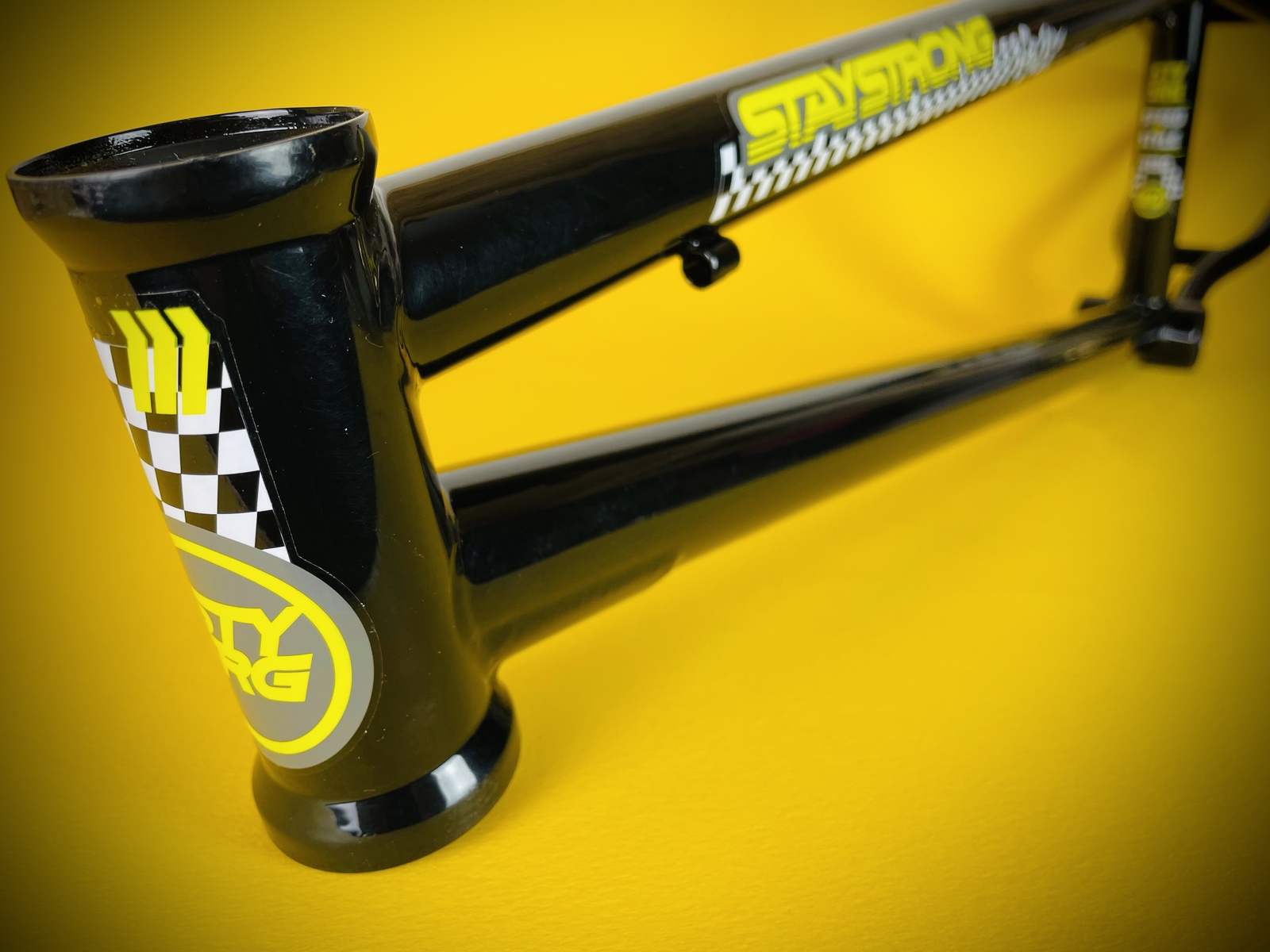 Staystrong Speed & Style Cro-Mo Frame Pro-XXXL (Black) - StayStrong BMX