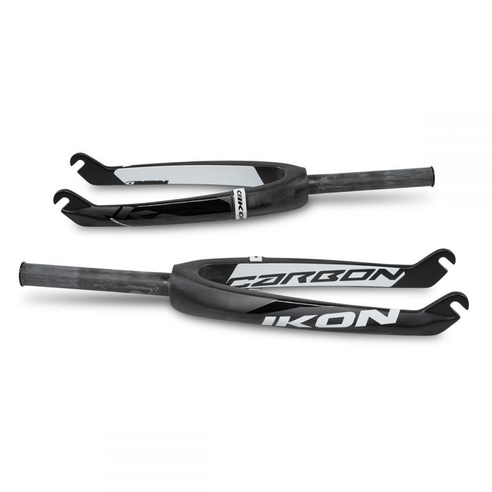 IKON BMX Carbon Fiber Fork 20" Mini-Junior 1" (Black/Blue)