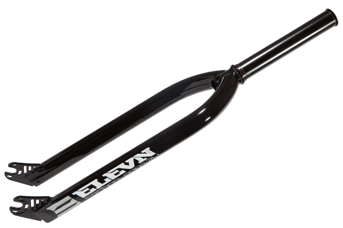 ELEVN Pro Fork 24 x 1-1/8 (Black w/ White Logo) - ELEVN BMX