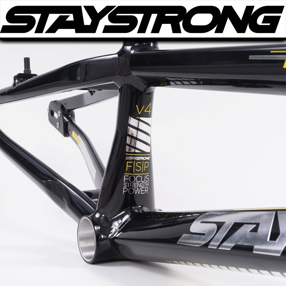 Staystrong V4 Frame Pro (Gloss Black) *V-Brake*