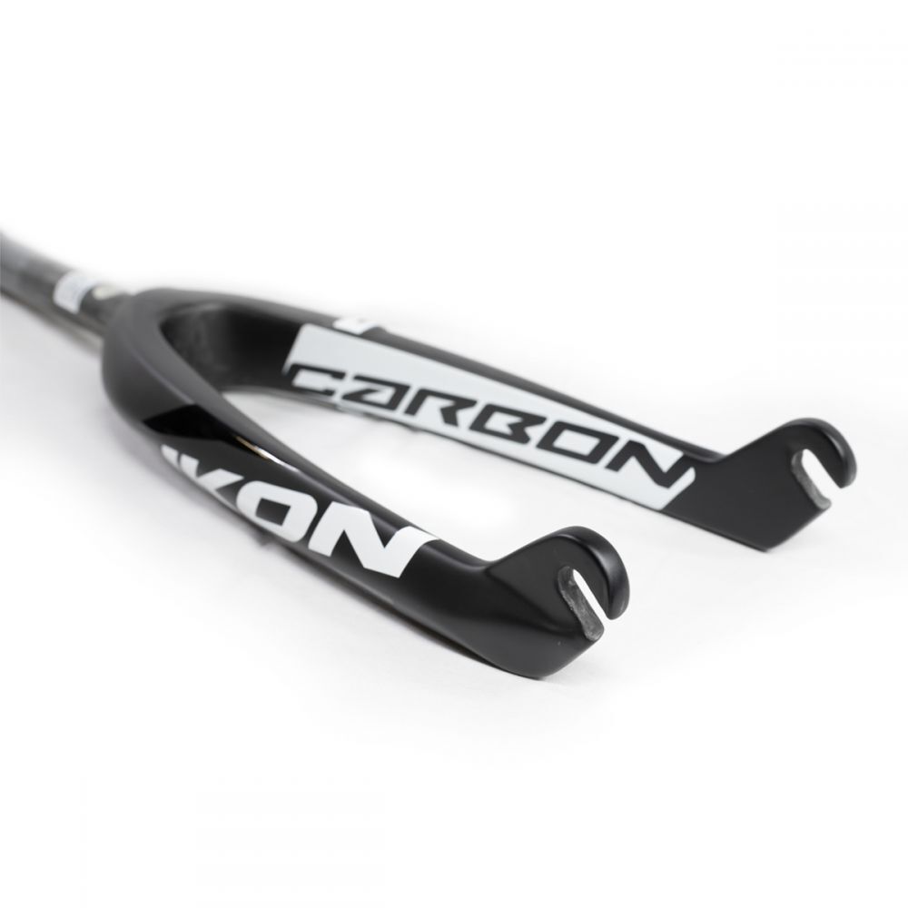 IKON BMX Carbon Fibre Fork 20" Mini-Junior 1" (Black-Grey)