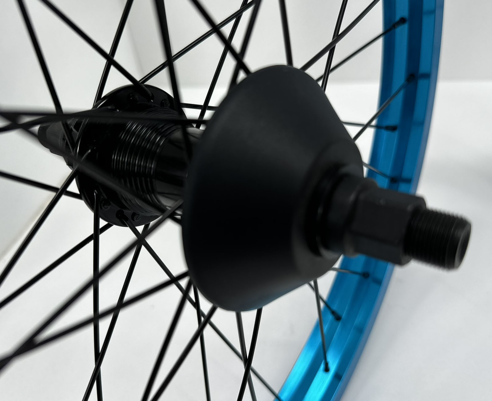 Garage Sale-BMX 20" Rear Wheel Set Alienation Rims & Hubs RHD (Blue)