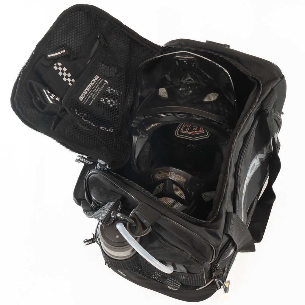 Staystrong Chevron Helmet-Kit Bag (Black) - StayStrong BMX