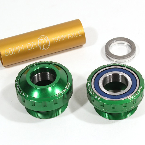 Profile Outboard Bottom Bracket Kit Suit 19mm (Green)