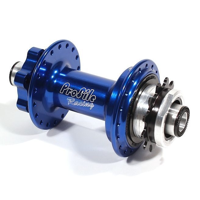 Profile MTB Elite Rear Hub Single Speed 36H (Blue) - Profile Racing