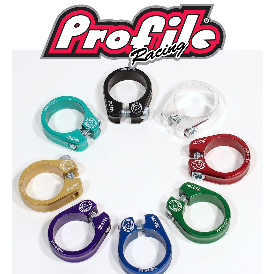 Profile Racing Profile Slim Jim 28.6mm S-Post Clamps (1.1/8")