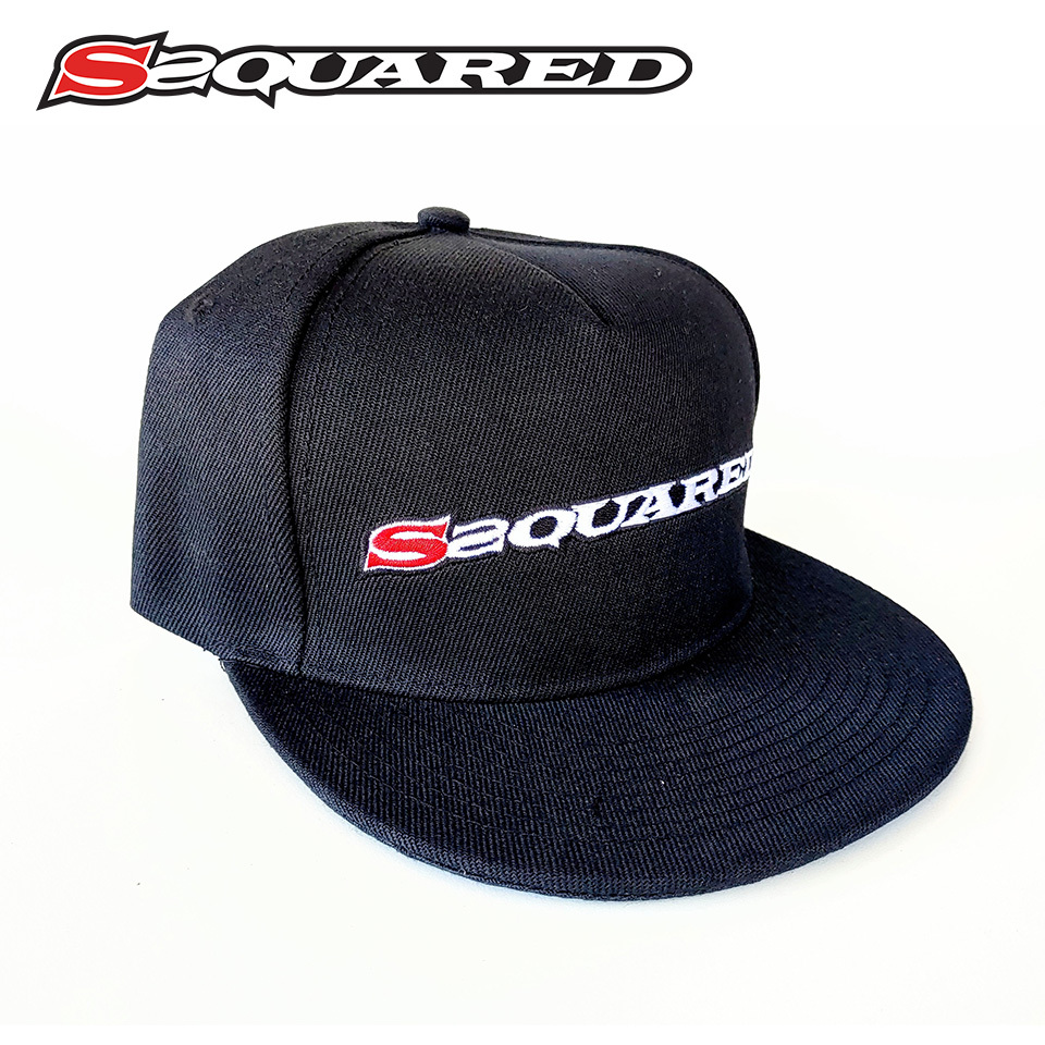SSQUARED Snapback Hat (Black) - SSQUARED BMX