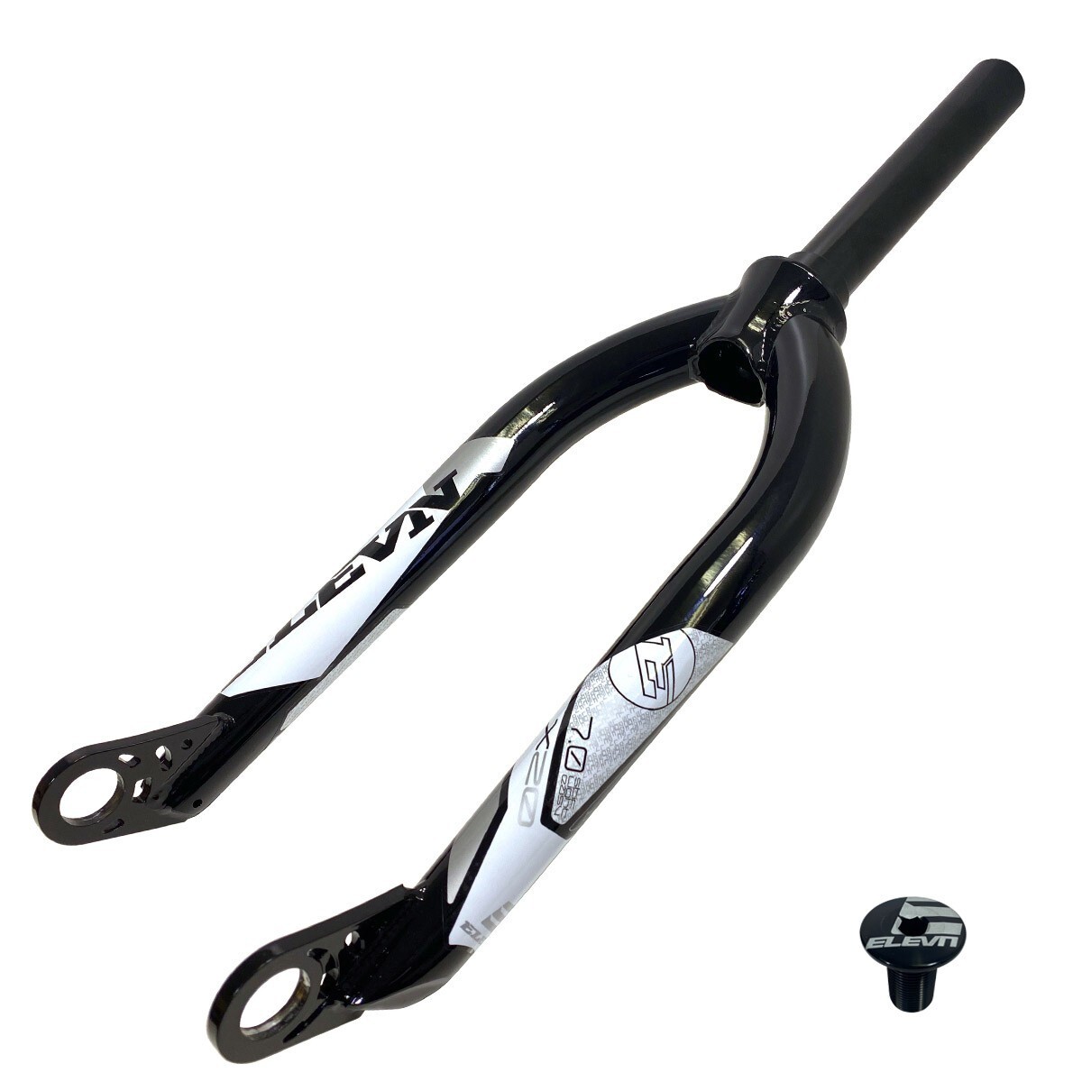 ELEVN 7.0 Pro Light Fork OS-20 x 20mm (Black) TAPERED - ELEVN BMX