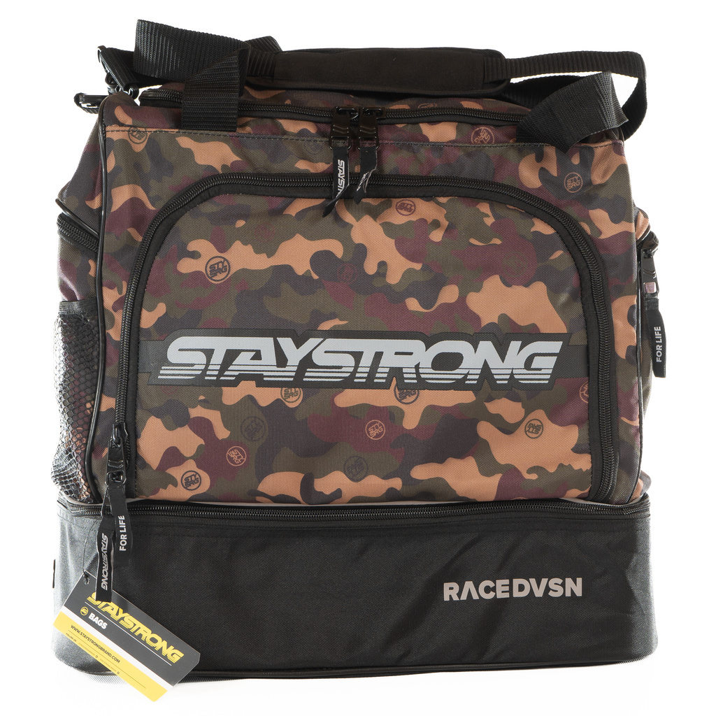 Staystrong Chevron Helmet-Kit Bag (Green Camo) - StayStrong BMX